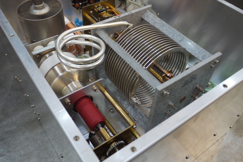 The tank circuit in the RF unit and valve socket